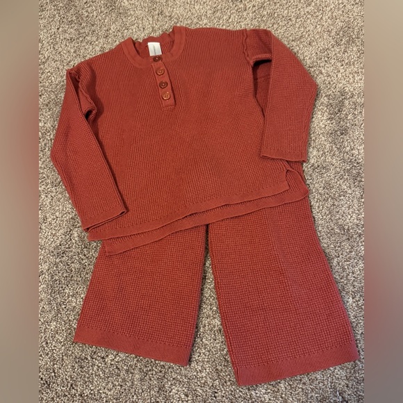 Modern Moments | Matching Sets | Cozy Kids Matching Set In Rust | Poshmark
